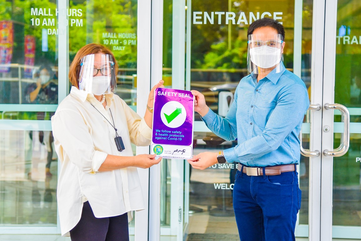 Pulilan LGU Accords Safety Seal to SM Center Pulilan