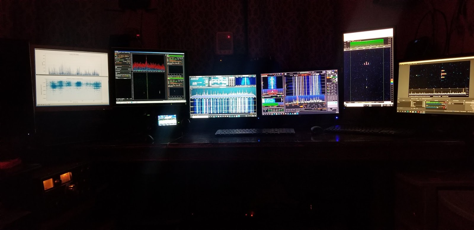 Photos of Meteor Echo Detection Setup