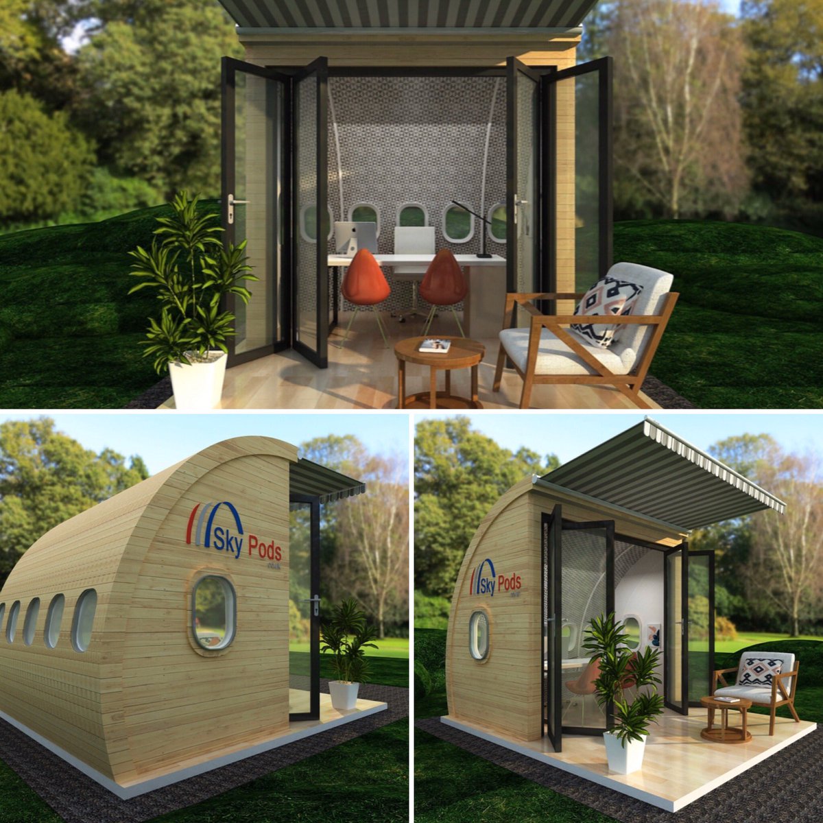 Shedworking: Sky Pods