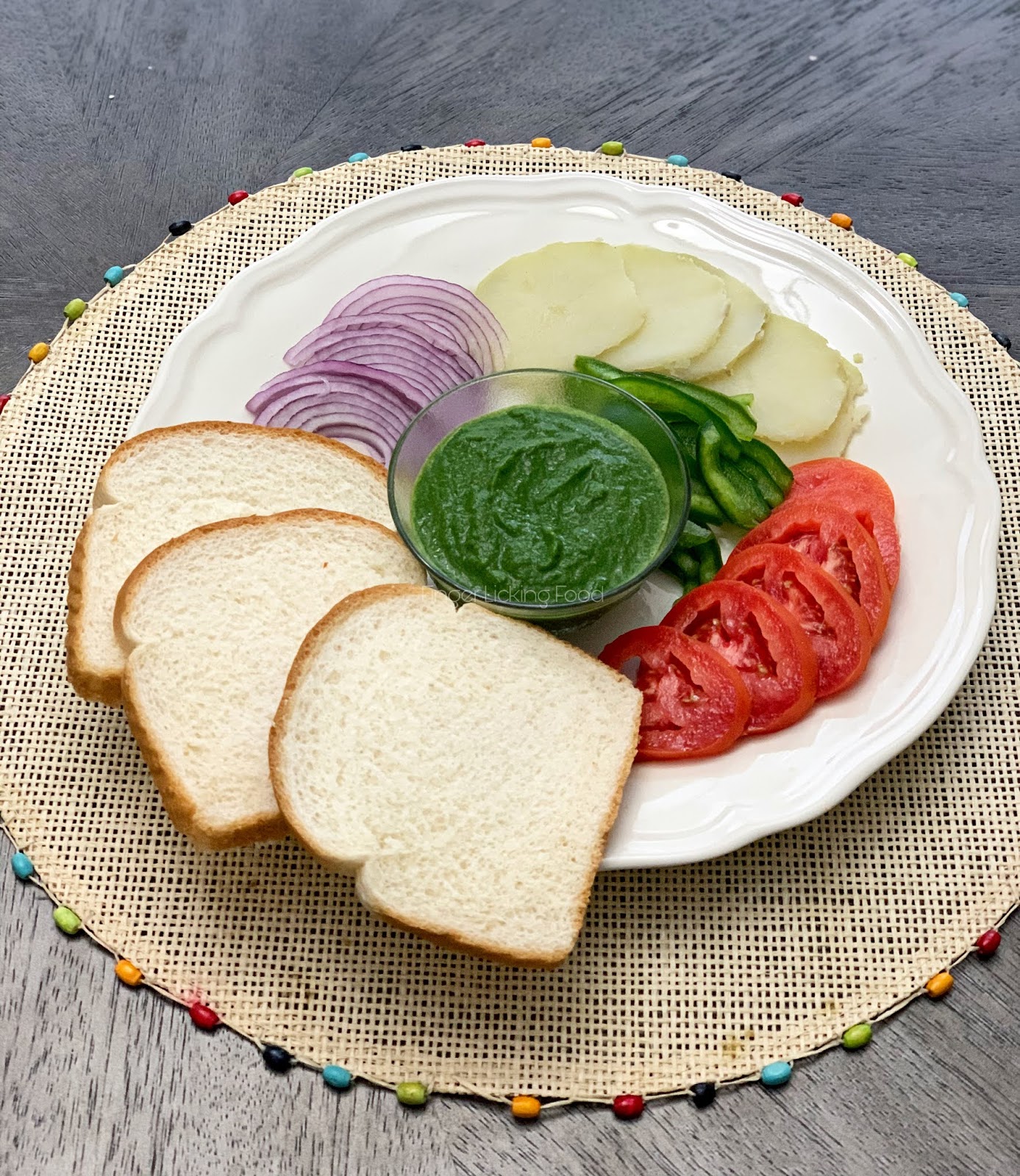 Finger Licking Food: WOYP Day # 47 Bombay Grilled Vegetable Sandwich