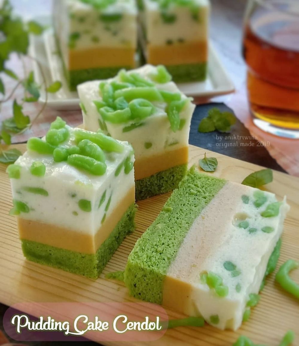 Resep Pudding Cake Cendol - Jajanan Orang