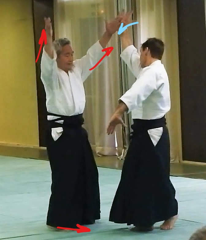 Shihonage basico Yokomenuchi (omote y ura)