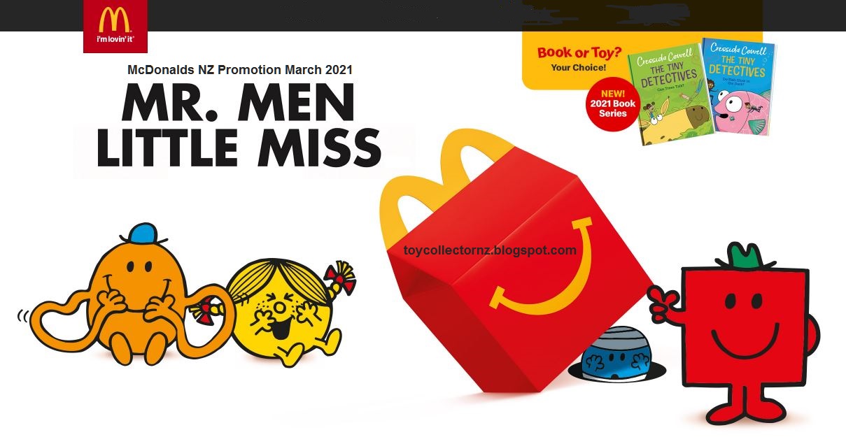 McDonald’s Happy Meal Toy Character Mr Men Little Miss 2021-Combine Postage