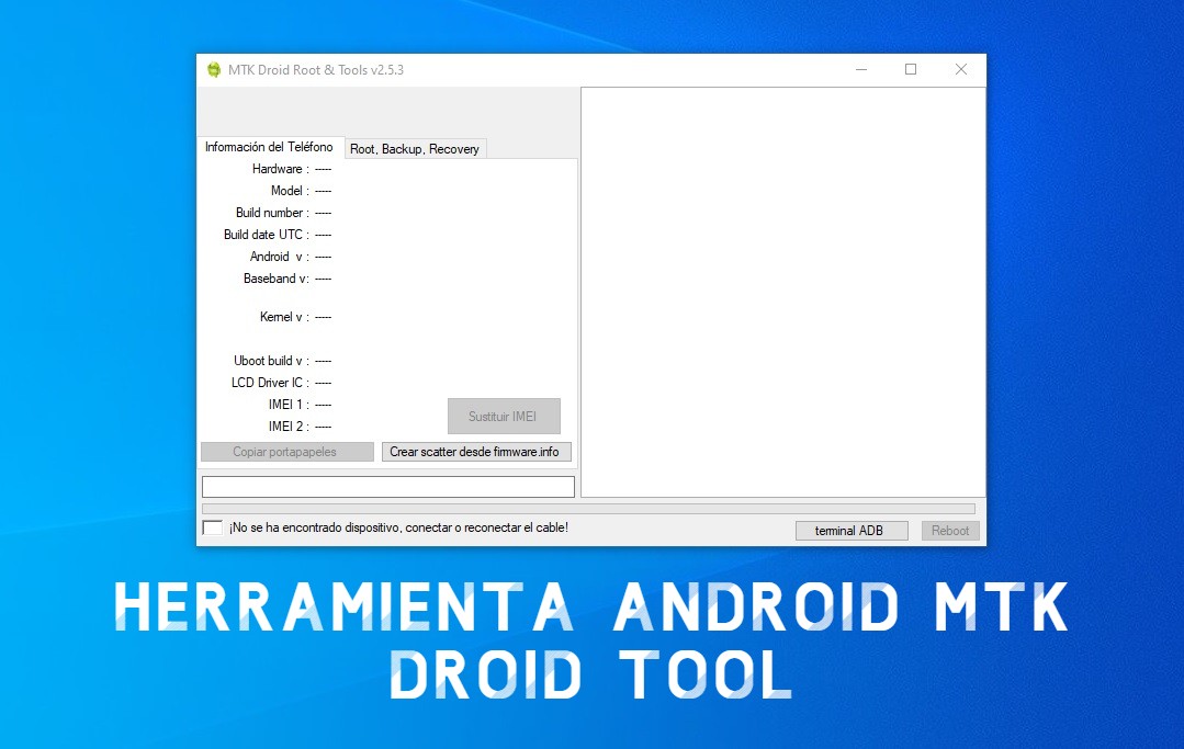 Descargar MTK Droid Tool gratis Flashear Mobile