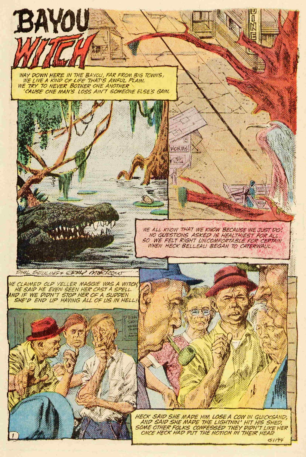 Diversions of the Groovy Kind: Shades of Gray: "Bayou Witch" by Seuling ...