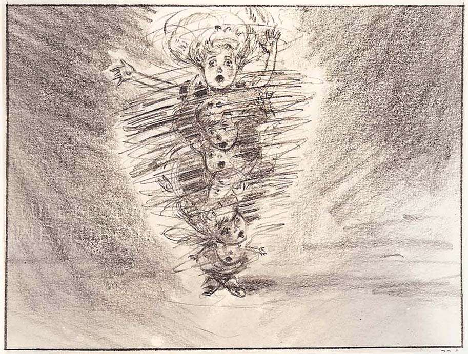 Vintage Disney Alice in Wonderland: David Hall Story Art Stills - Alice ...