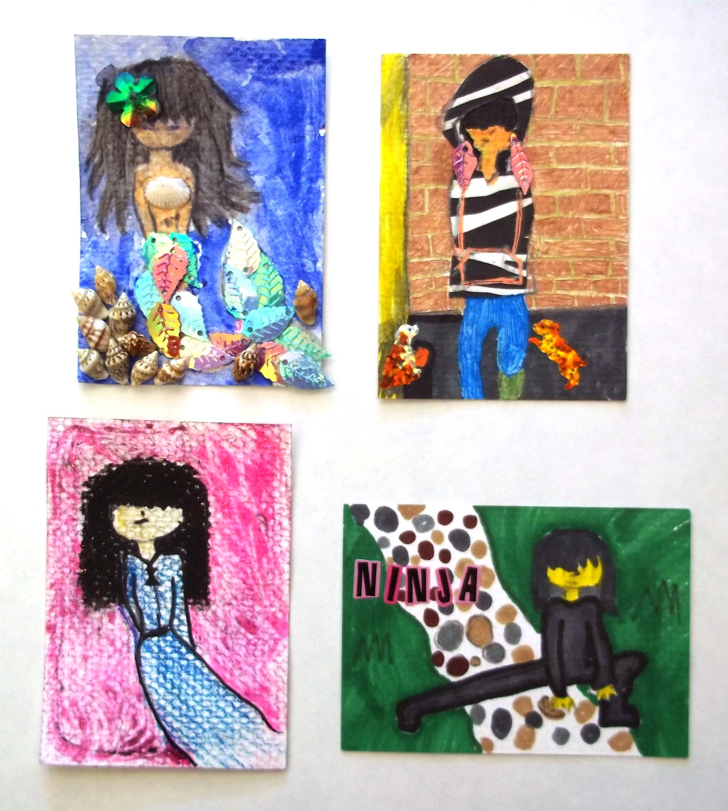 Monument Valley Regional Middle School Art Class: Artist Trading Cards ...