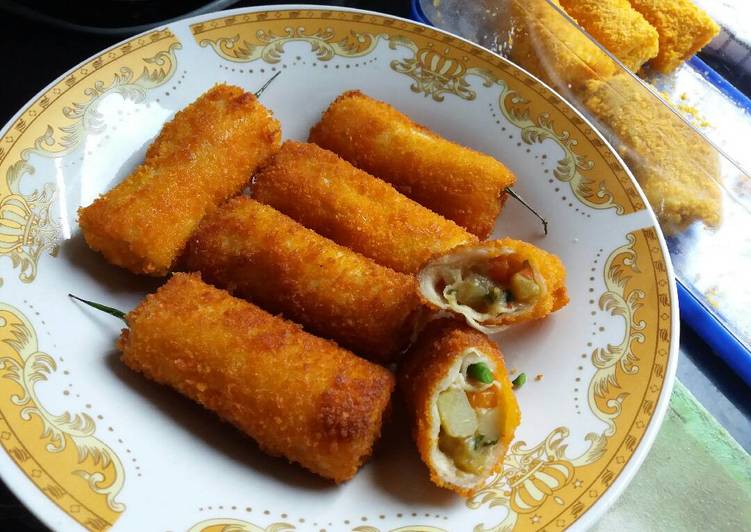 Resep Risol isi ragout sayuran dan Tips agar kulit tidak sobek ...