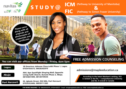 Study at ICM (Pathway to University of Manitoba) & FIC (Pathway to ...