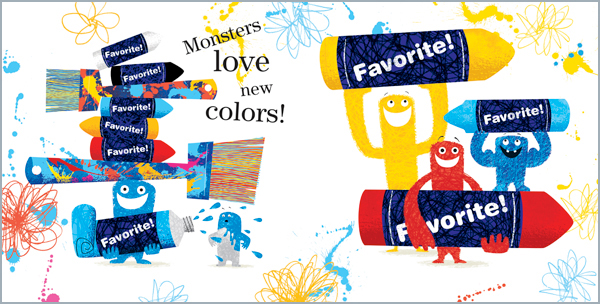 Monsters Love Colors by Mike Austin