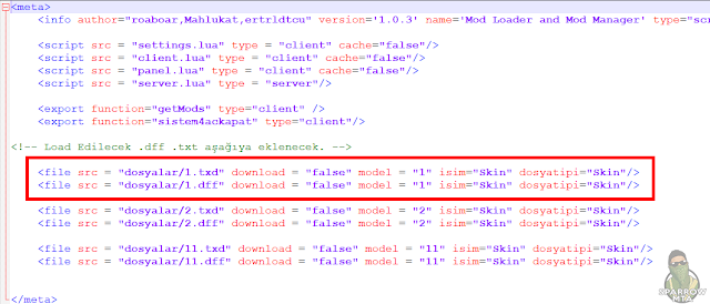MTA SA Yeni ModLoader Scripti