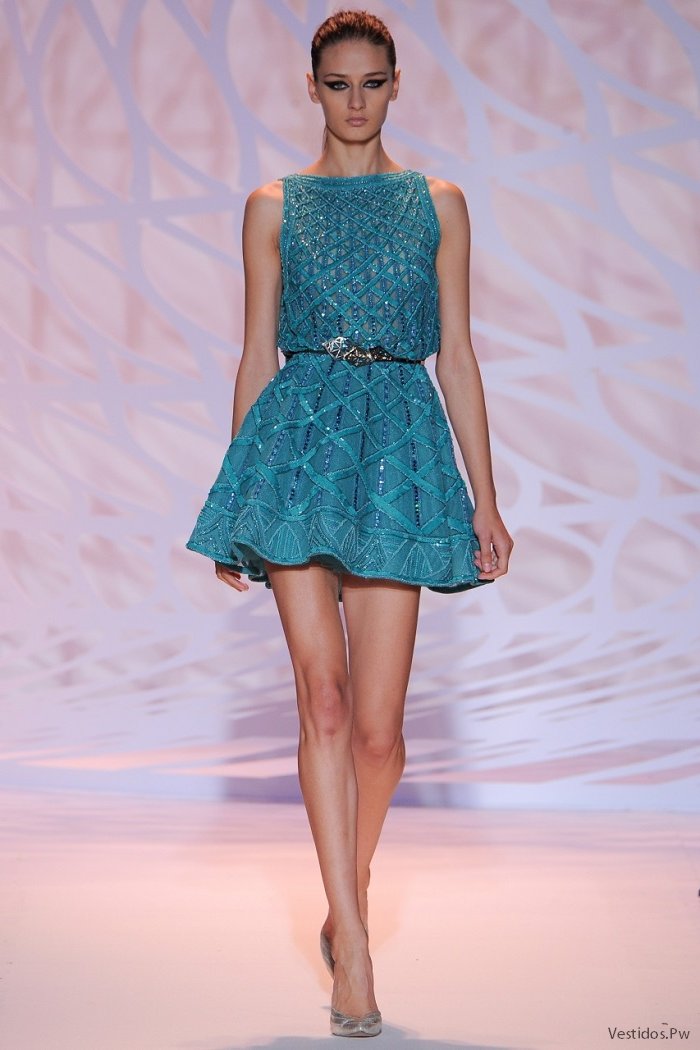 22 Vestidos Cortos Azul Turquesa ¡Tendencias 2020! | Vestidos | Moda ...