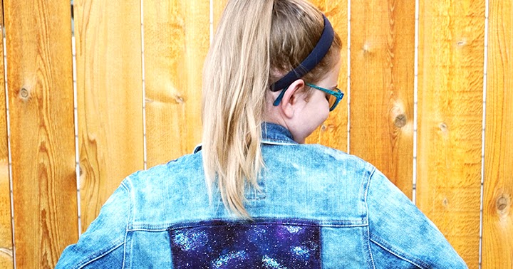 DIY Galaxy Jacket | artsy-fartsy mama