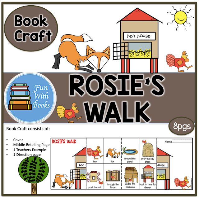ROSIE'S WALK BOOK CRAFT ~ Book Units by Lynn