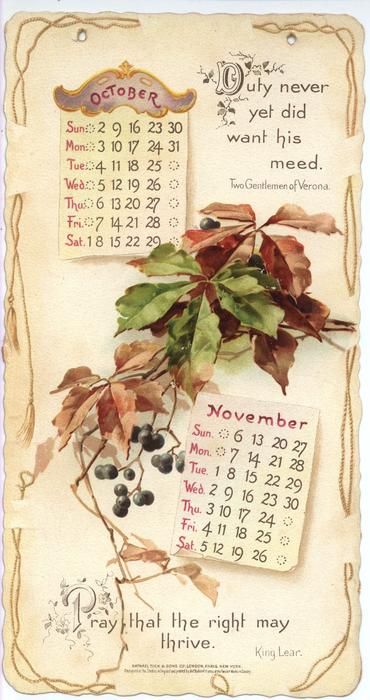 AMARNA ARTESANATO E IMAGENS: PÁGINAS DE CALENDÁRIOS VINTAGE