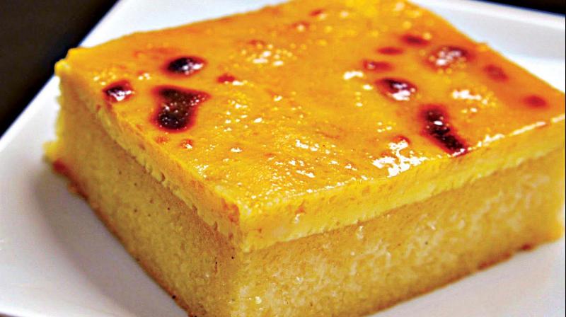 Filipino Style Cassava Cake