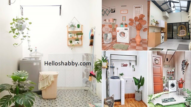 7 Desain Ruang Cuci dan Jemur Baju di Belakang Rumah ~ HelloShabby.com ...