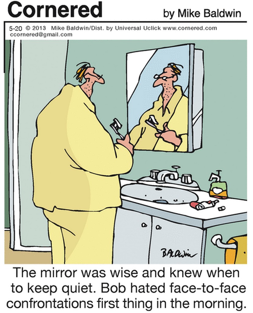 Chuck's Fun Page 2: Six "Cornered" cartoons