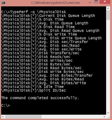 SQL Server Buddy: TypePerf - Command-Line Tool