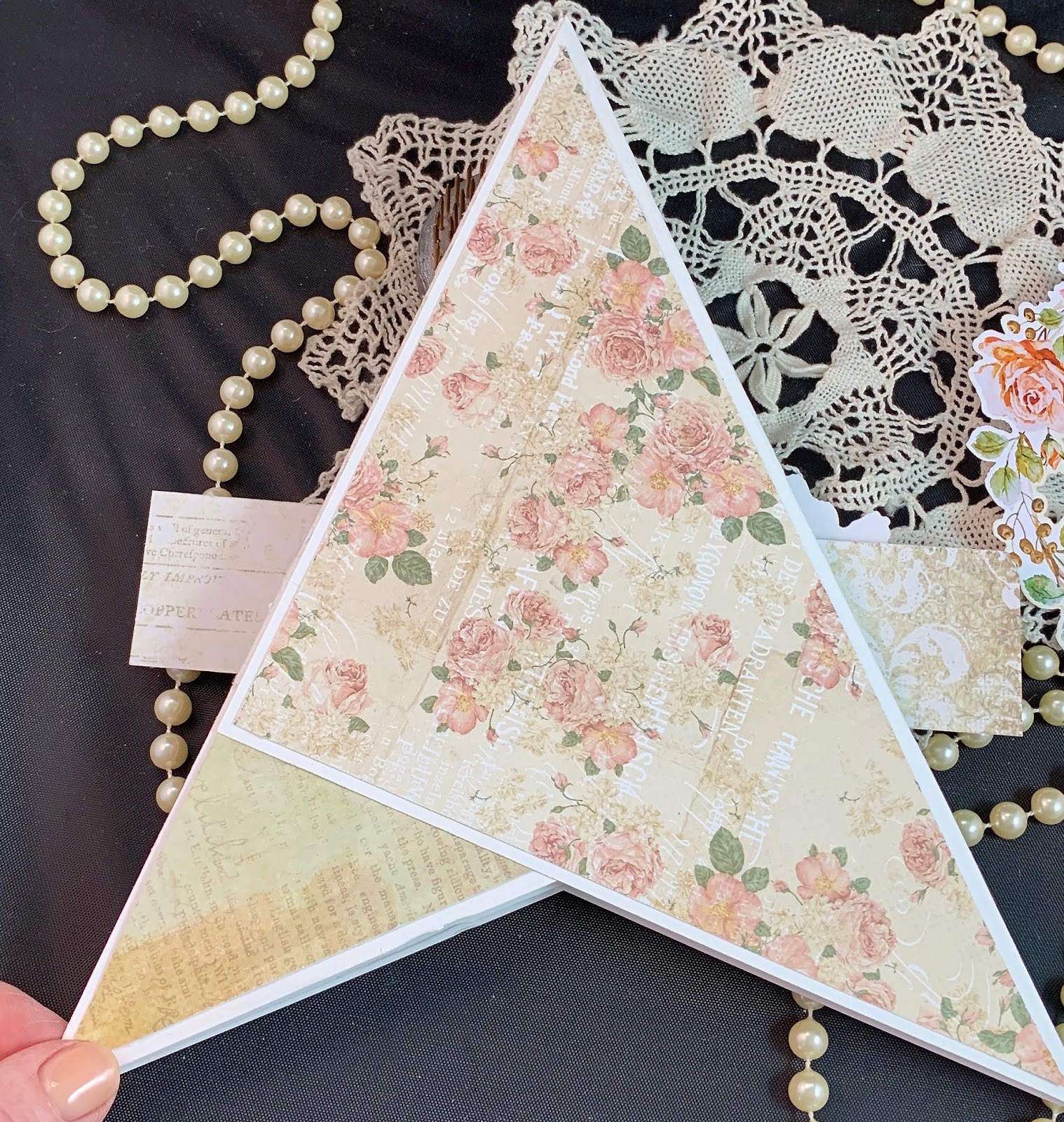 Soft Side of Sandi: 13 Arts "In Bloom" ~ Oversized Teepee Card