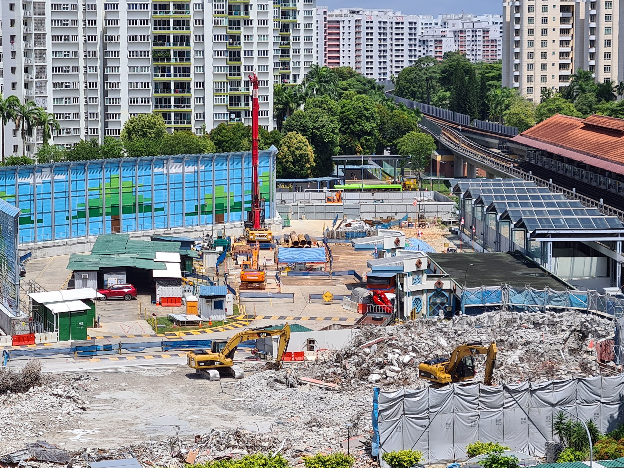 Jurong Region Line Construction: J102 - And its gone!