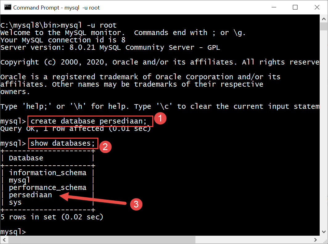 Cara Menjalankan MySQL 8 Portable dan Cara Menggunakan MySQL 8 Portable ...