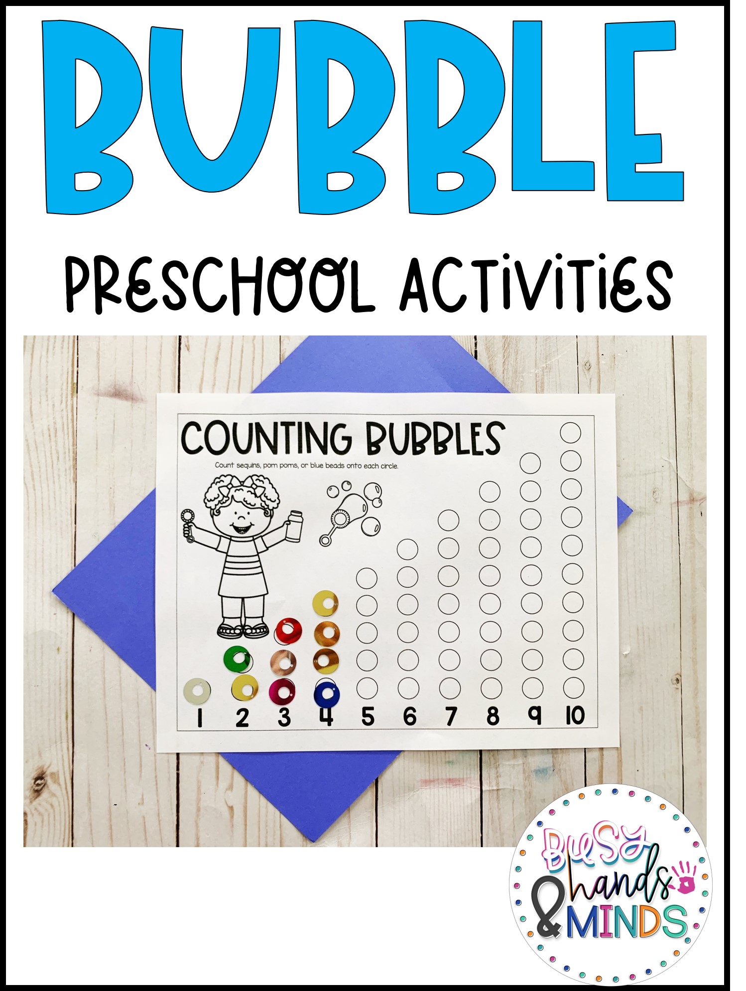 Bubble Preschool Activities | Busy Hands and Minds