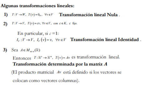 5.1 Definición de transformación lineal