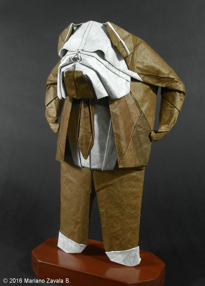 Mariano-Mi mundo el Origami: Mr. Bulldog