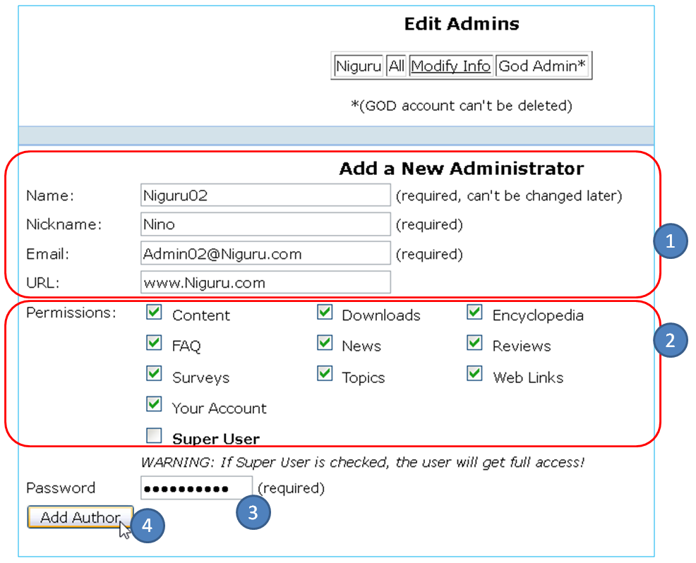 Menambah Admin Pada PHP Nuke - Niguru Indonesia