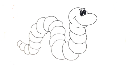 Cara Menggambar Cacing Tanah Untuk Anak - Menggambar Hewan dan Tumbuhan ...