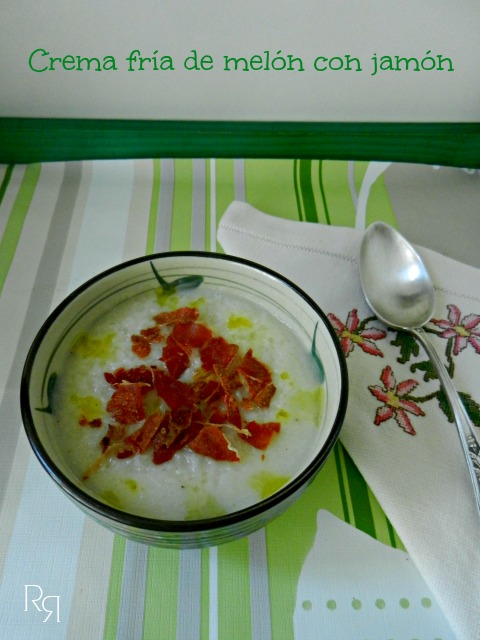 CREMA FRIA DE MELON CON JAMON. RECETA EXPRES | las recetillas de romo