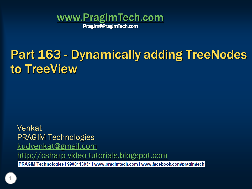 Sql Server Net And C Video Tutorial Dynamically Adding Treenodes To Treeview Control In