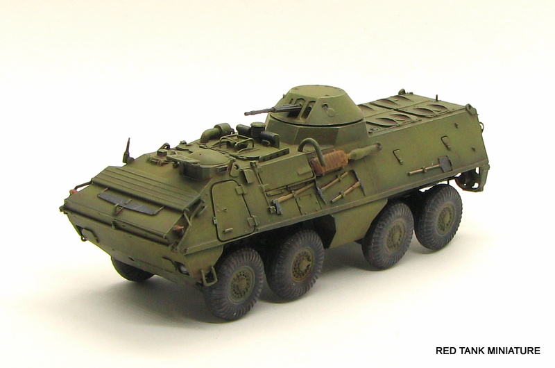 Gulumik Military Models: SKOT-2A 1/72 RED TANK MINIATURE
