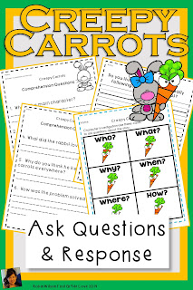 First Grade Love: Creepy Carrots Activities