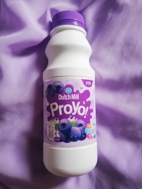 Cienanigans: DUTCH MILL PROYO YOGHURT DRINK WITH BLUEBERRY JUICE