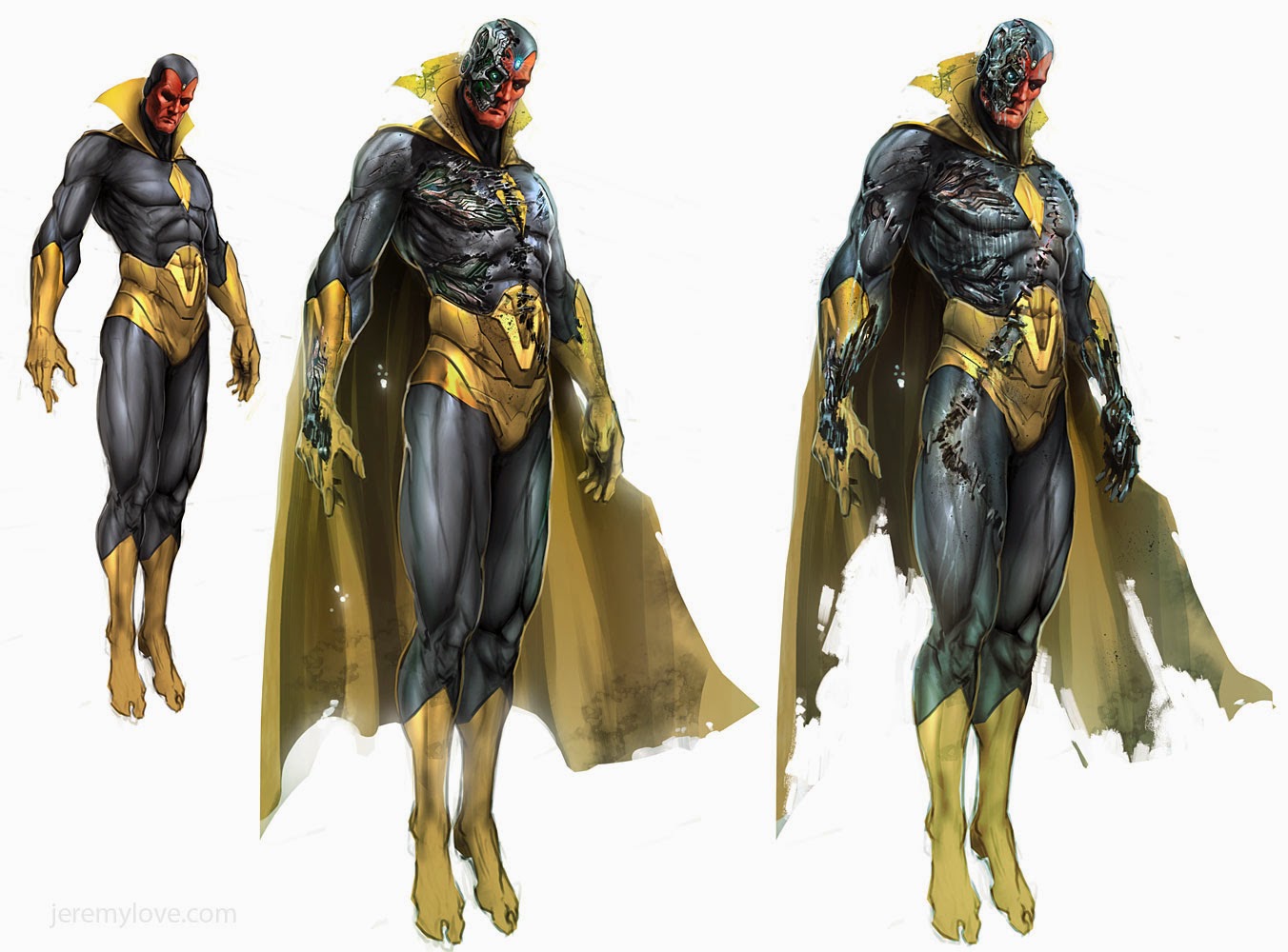 IRMVII Studios: [Cine]Concept-Art de Visión en Marvel's La Vision