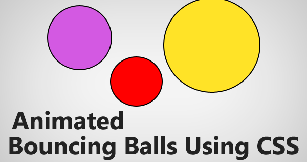 Animated Bouncing Balls Using HTML and CSS3