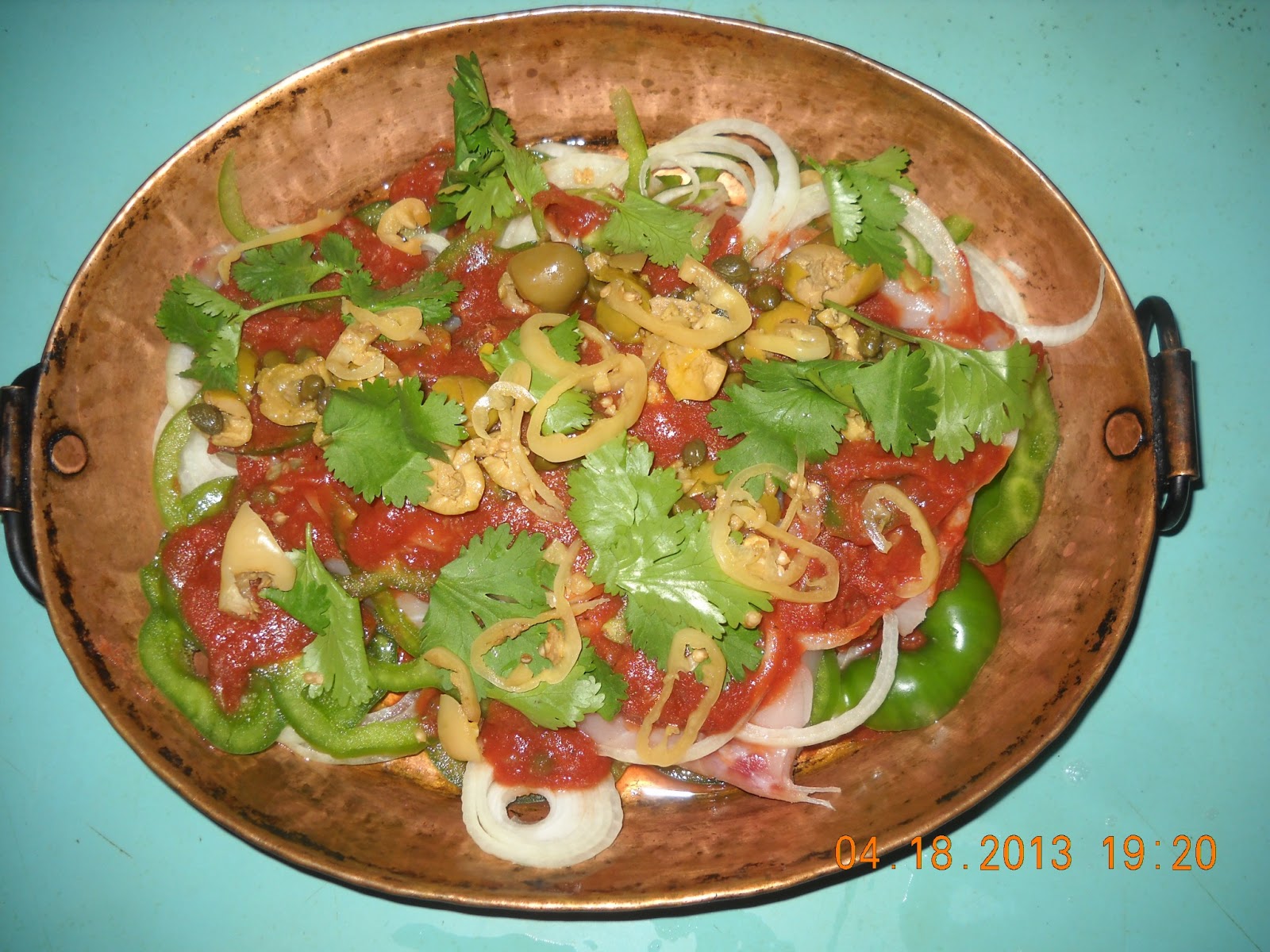 Danger! Men Cooking!: Huachinango a la Veracruzana