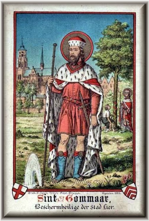 Vidas Santas: San Gomario o Gumar de Lierre, Confesor