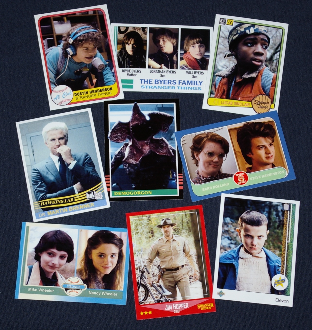 Baseball Card Breakdown: Stranger Things custom cards