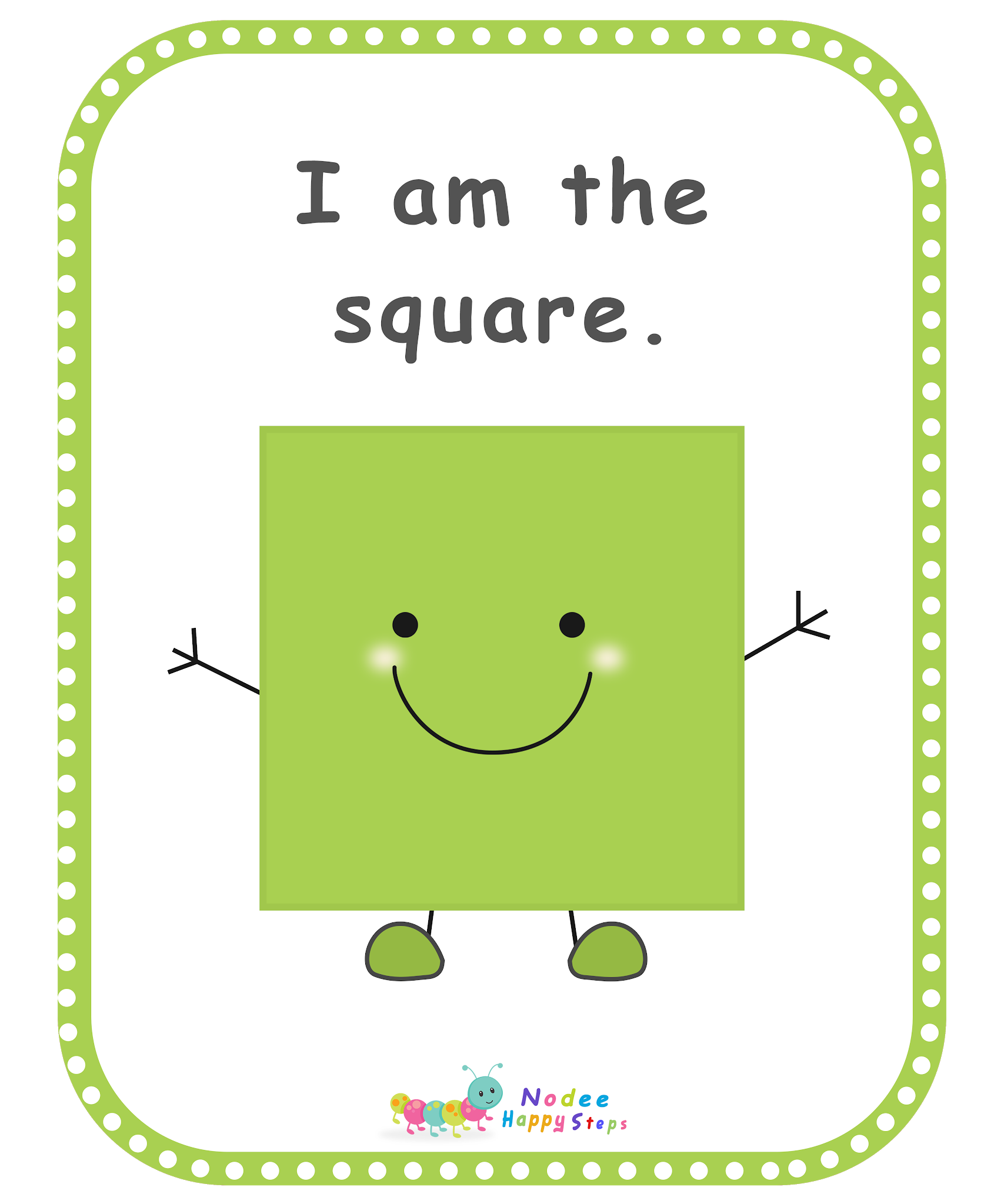 shape story for kids - Square Story