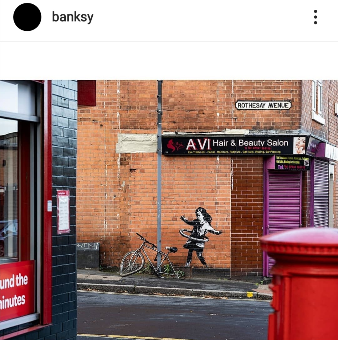 28swphotographyblog: The art of Graffiti: Banksy arrives in Nottingham.