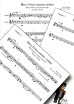 Harry Potter spartito violino