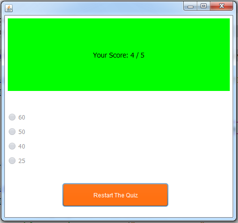 Java Quiz App Source Code - C#, JAVA,PHP, Programming ,Source Code