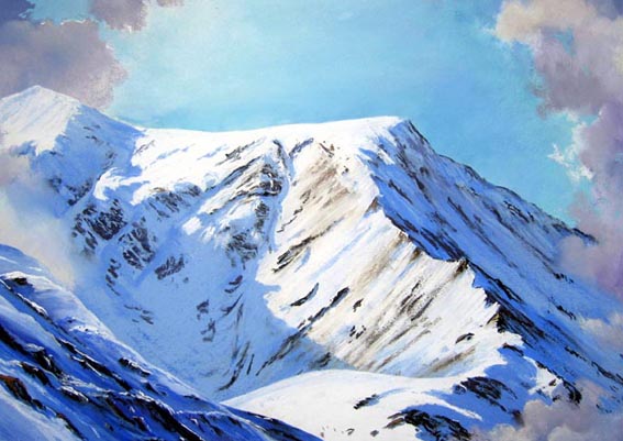 Jane's Art Blog : Striding Edge and Sharp Edge Canvas Prints