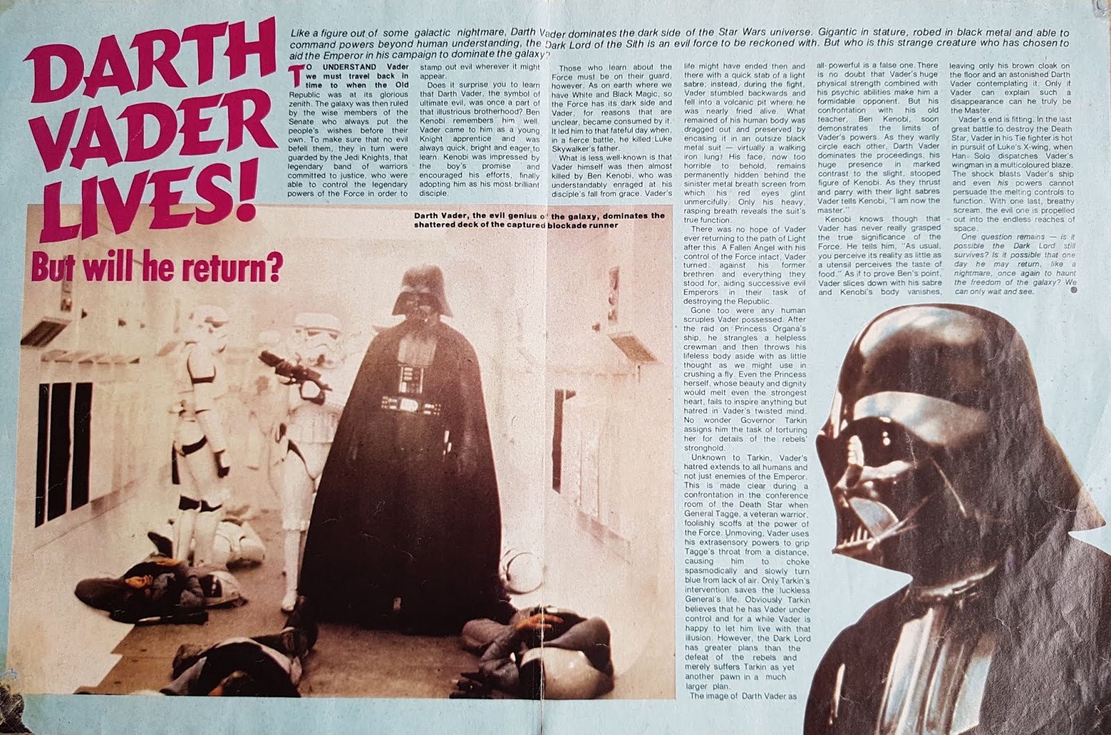 Episode Nothing: Star Wars in the 1970s: The original Darth Vader back ...
