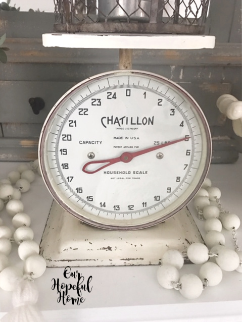 Our Hopeful Home: How I Painted A Vintage Farmhouse Scale