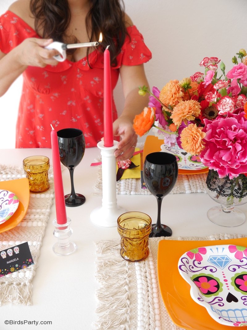 Day of The Dead Dinner Party Ideas - Party Ideas | Party Printables Blog