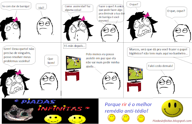 * Piadas Infinitas *: Tirinhas divertidas